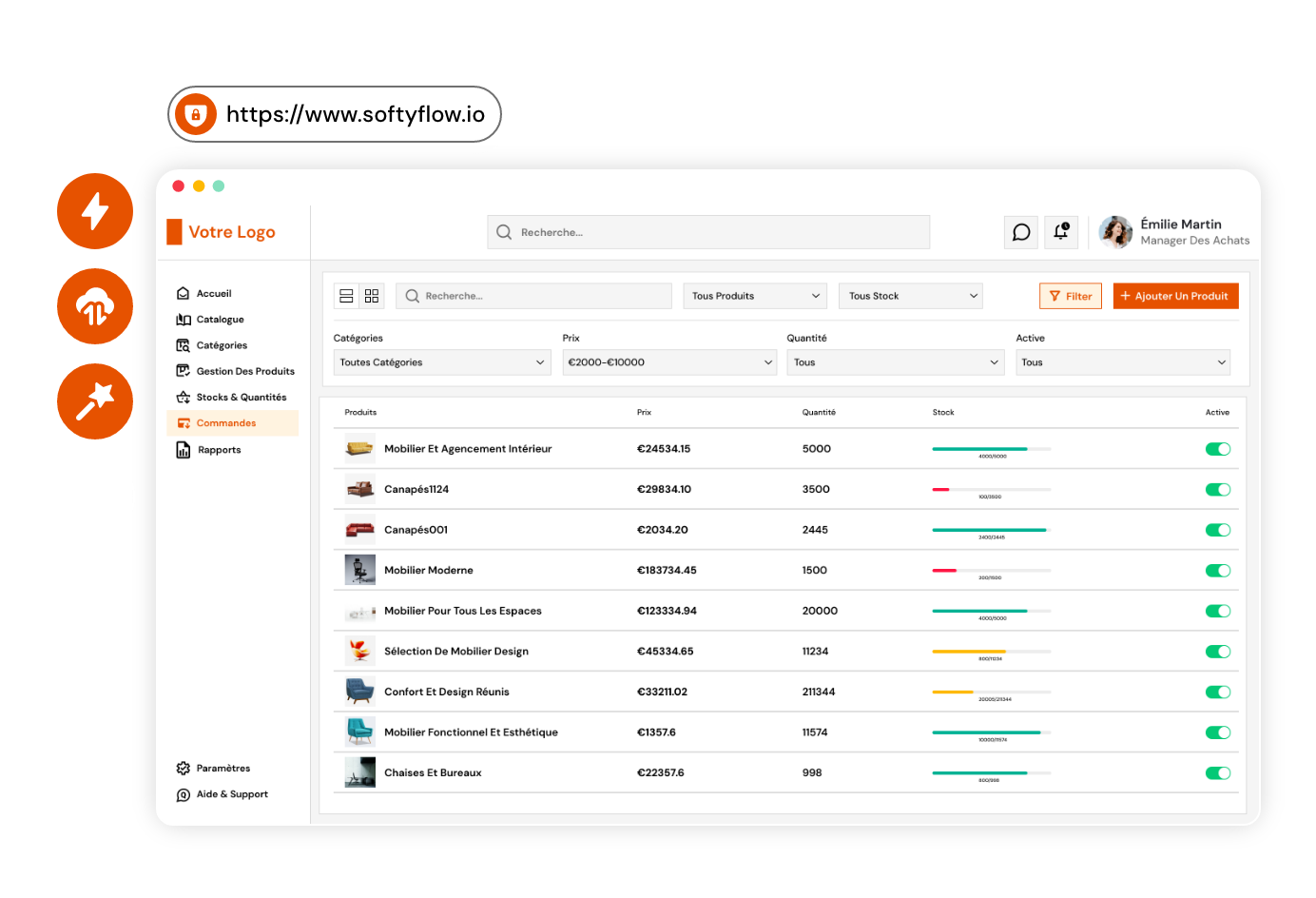 Solution low code pour achats et approvisionnements - Softyflow